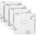 GZHJMY Cartoon Giraffe Cloth Napkins Set of 1, Reusable Washable ...