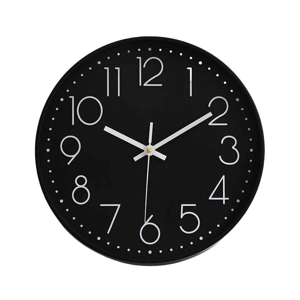 Click here for Pointerteck 8 Inch Silent Wall Clock Embossed Scal... prices