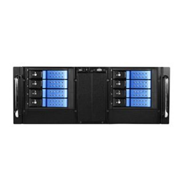 4U 10-Bay Stylish Storage Server Rackmount 8 x 3.5 In. Trayless Hotswap ...
