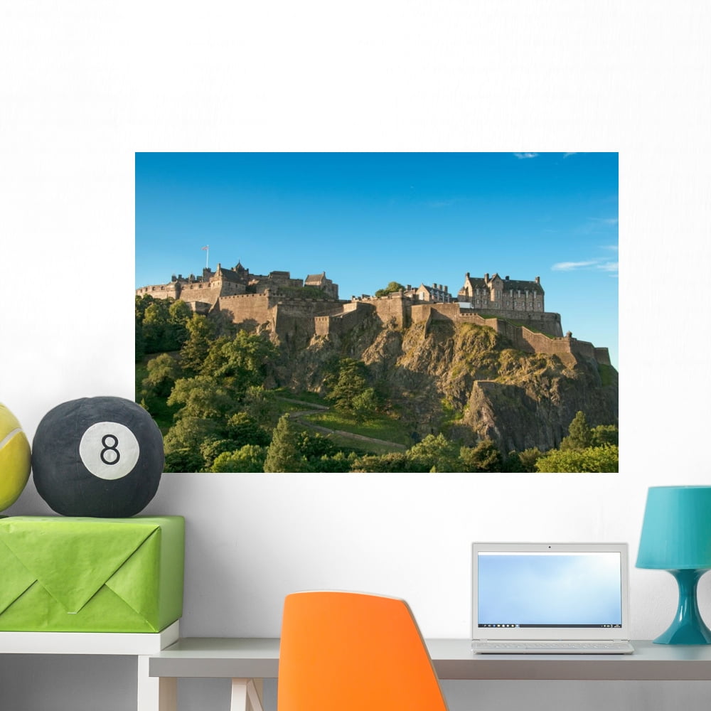 Edinburgh Castle Scotland Uk Wall Mural by Wallmonkeys Peel and Stick ...