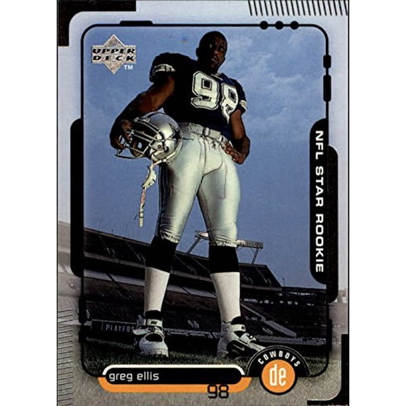 1998 Upper Deck #7 Greg Ellis RC NFL Football Trading Card - Walmart.com