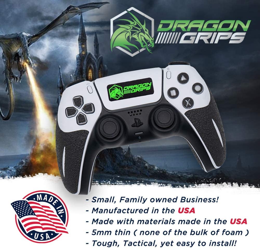 Buy Dragon Grips for Playstation 5 Dualsense Controller PS5 Rubber Grip ...