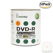 Smart Buy 300-disc Blu-Ray BDR 25GB 6x, Single Layer Logo Top, Video ...