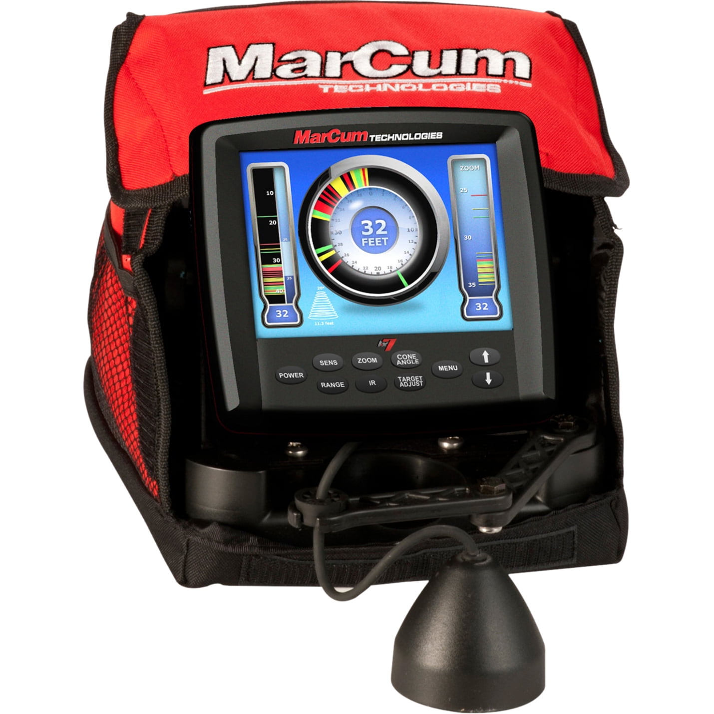 MarCum LX-7 Digital Sonar System 8" LCD Dual Beam - Walmart.com