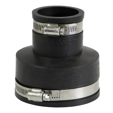 3 in. PVC Flexible Coupling with Stainless Steel clamps - Walmart.com