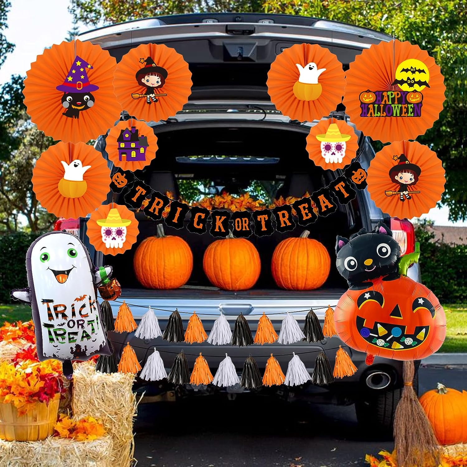 Halloween Trunk or Treat Car Decorations Halloween Trick or Treat ...