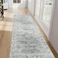 BERTHMEER 2'x6' Non-Skid Gray Runner Rug for Hallway, Kitchen, Entryway ...