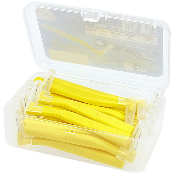 20pcs L-shaped Interdental Brush Oral Floss Flosser Teeth Cleaning ...
