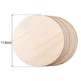 12 Inch Wood Circles for Crafts,Unfinished Blank Wooden Rounds Slice ...