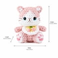 Racifhz Crochet Kit For Beginners DIY Cat Doll Knitting Set Animal ...