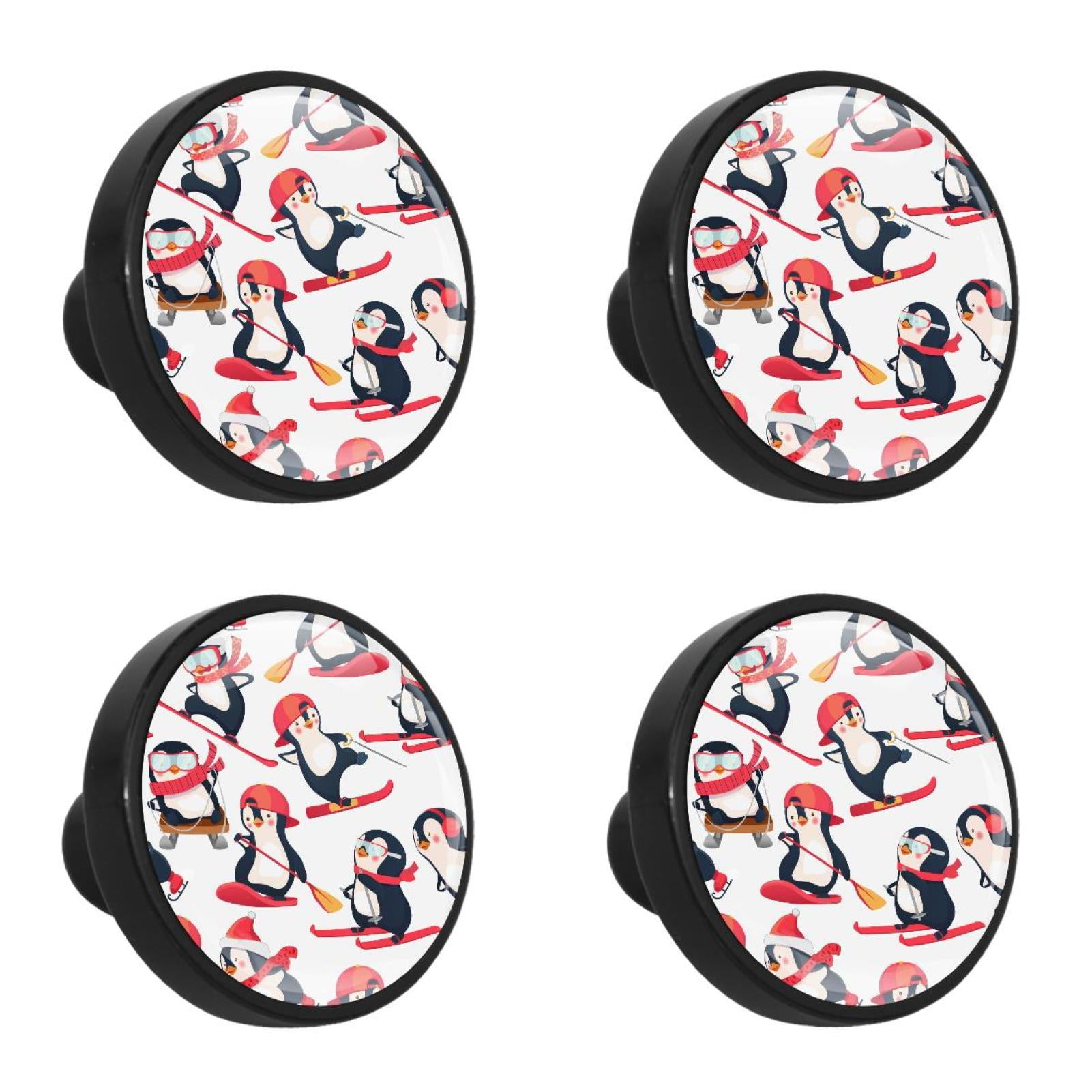4 Pcs Penguin Knobs for Kitchen Cabinet Cupboard Dresser Bookcase ...