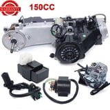 150CC Engine 11" Long Case, Gy6 Single Cylinder 4-Stroke Moped Scooter ...