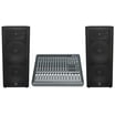 Mr. Dj PRO215BT Professional Dual 15" Full Range Powered Speaker, 2 ...