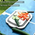 IFCOW 3-in-1 Collapsible Cutting Board, Kitchen Chopping Board with ...