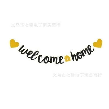 Welcome Back Banner Wecome Home Banner Return Theme Party Decoration ...