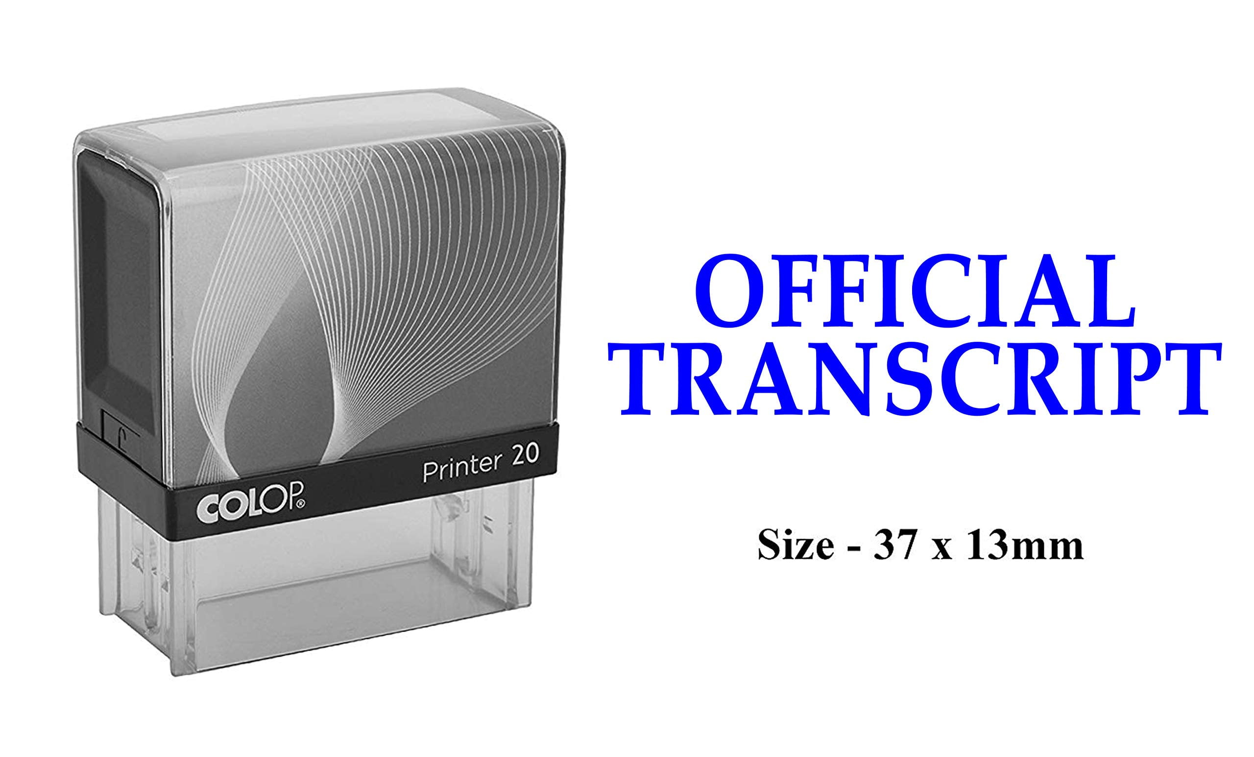 PrintValue Official Transcript COLOP 20 Stamp Self Inking Rubber Mouse ...