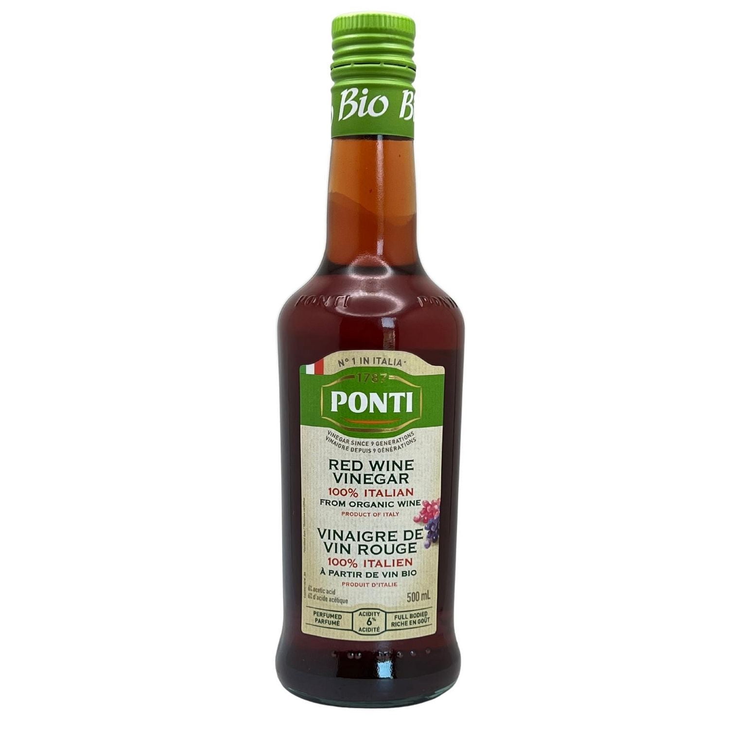 Click here for Ponti Organic Red Wine Vinegar 500 Ml prices