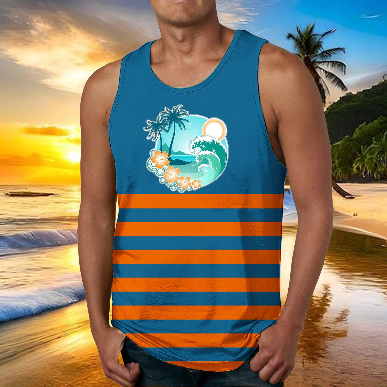 Click here for Styesk Tank Tops Men New Fashion Casual Mens Summe... prices