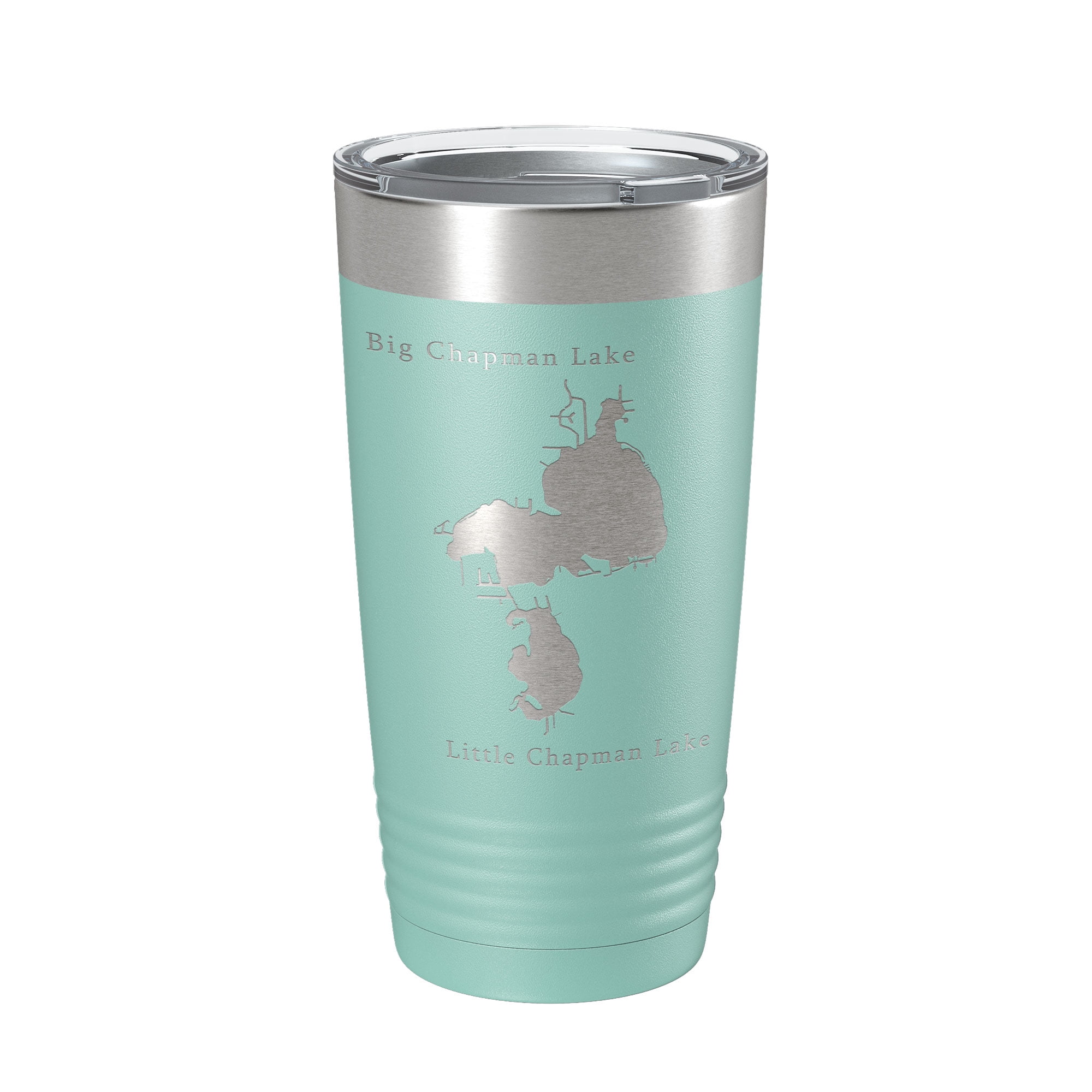 Chapman Lakes Map Tumbler Travel Mug Insulated Laser Engraved Coffee ...