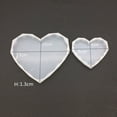 SIEYIO Geometric Shape Hexagon Heart Octagon Silicone Mold DIY Crystal ...