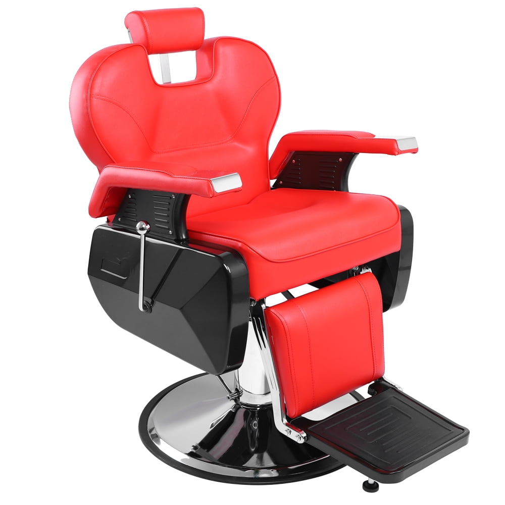 Zimtown 360 Swivel Barber Chair, Portable Reclining Hydraulic Chair ...