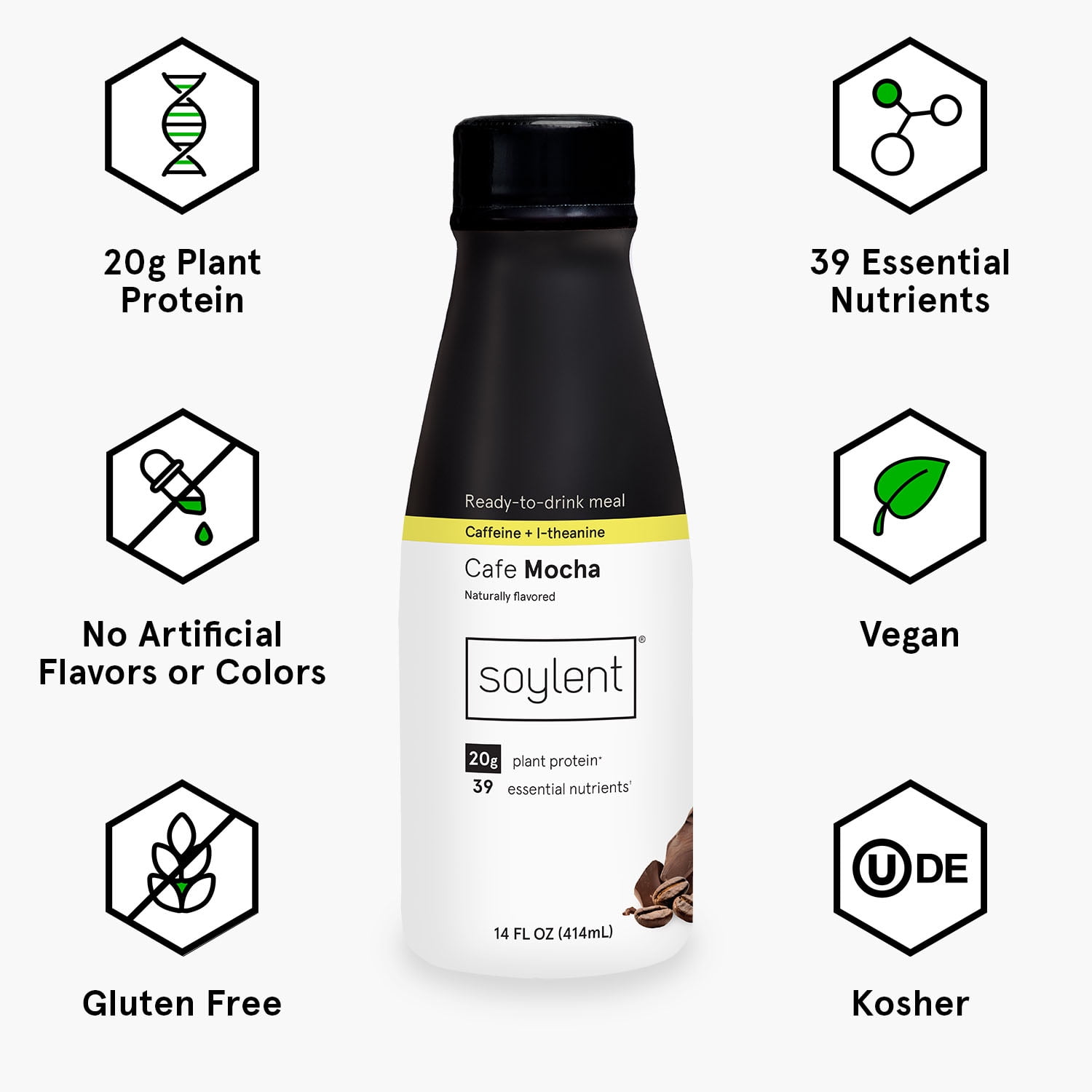 Buy Soylent Cafe Mocha Meal Replacement Shake with Caffeine and L ...