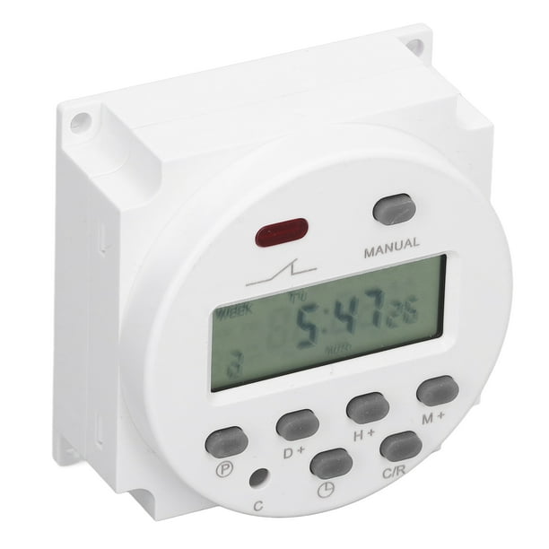 Temporizador digital LCD, temporizador electrónico programable LCD ...