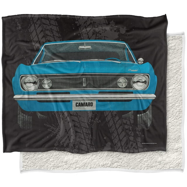 Chevrolet Blanket, 50'x60' 1967 Camaro Car Illustartion Silky Touch ...
