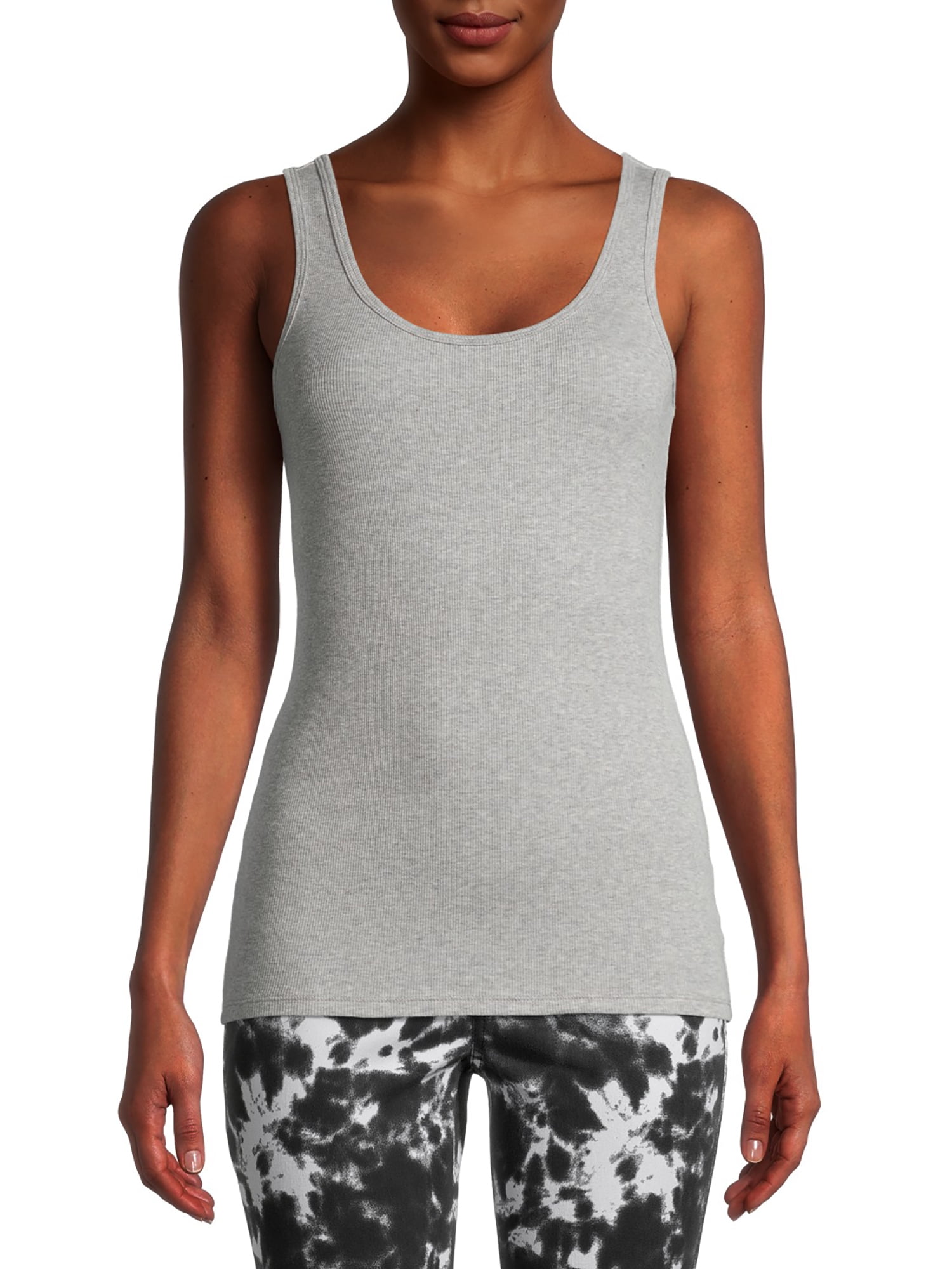 Time and Tru Women's Rib Tank Top - Walmart.com