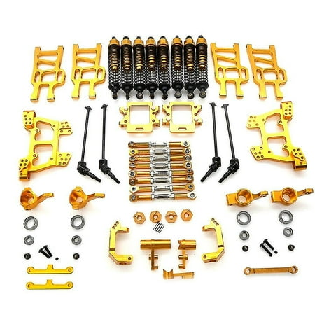 Metal Upgrade Parts Kit Shock Absorber Suspension Arms For Hsp,yellow ...