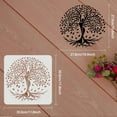 Tree of Life Stencils Decoration Template 11.8x11.8 inch Reusable ...