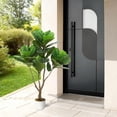 Artificial Fiddle Leaf Fig Tree 3.7FT (44.85 in) Indoor Faux Ficus ...