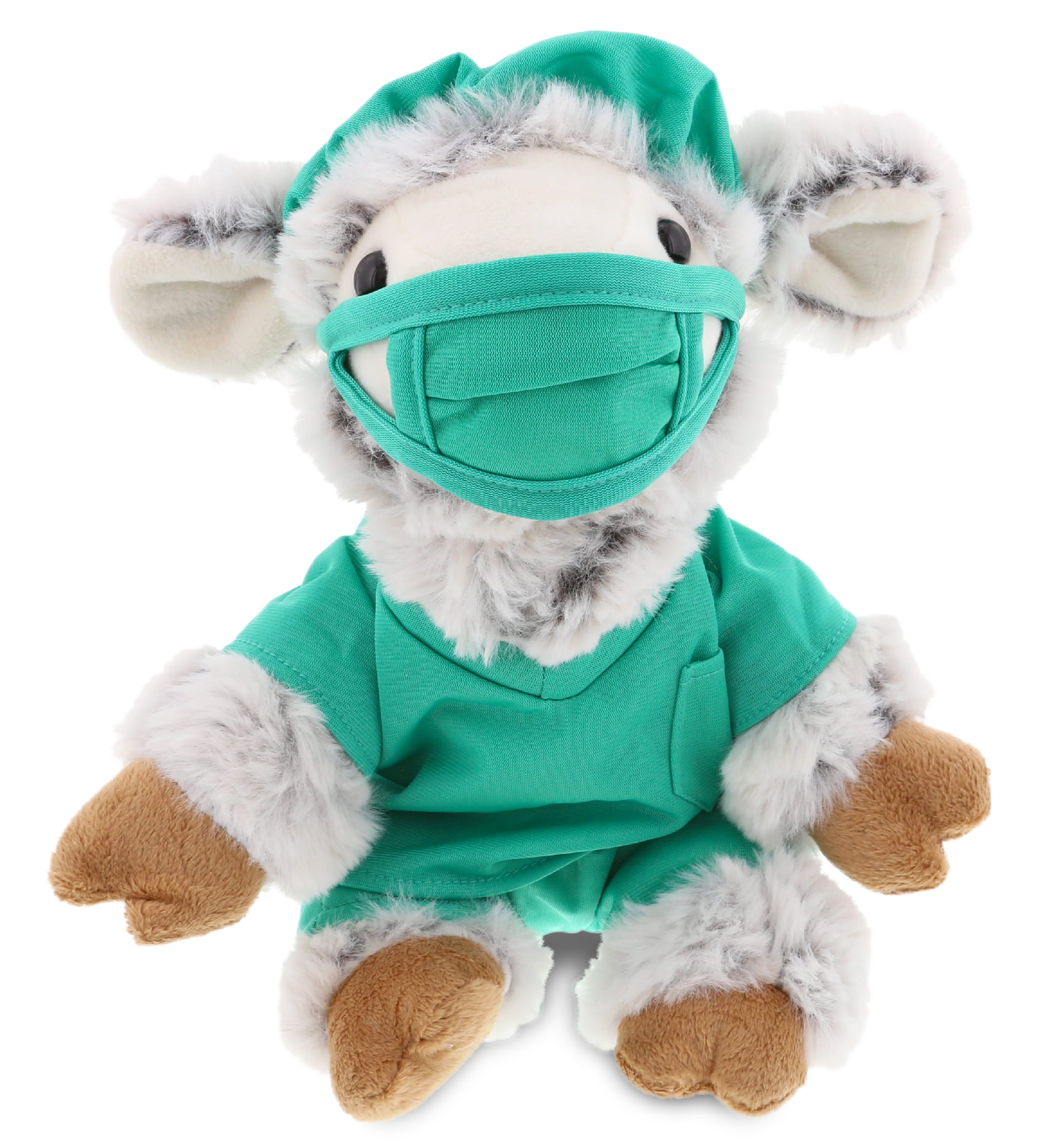 DolliBu Squat Sheep Doctor Plush Toy - Super Soft Sheep Doctor Stuffed ...