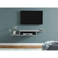 Martin Furniture Asymmetrical Wall Mounted TV Console Entertainment ...