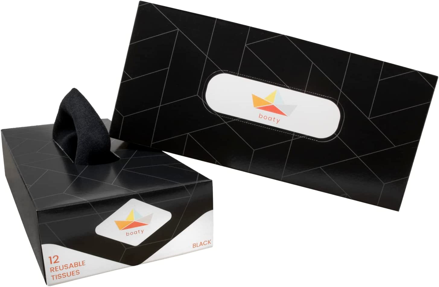Boaty Reusable Tissues (12, Black) - Walmart.com