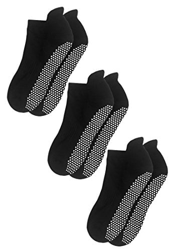 RATIVE Anti Slip Non Skid Barre Yoga Pilates Hospital Socks with grips ...