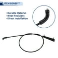 Unique Bargains Hood Latch Release Cable for BMW 1 Series E82 E87 2002 ...