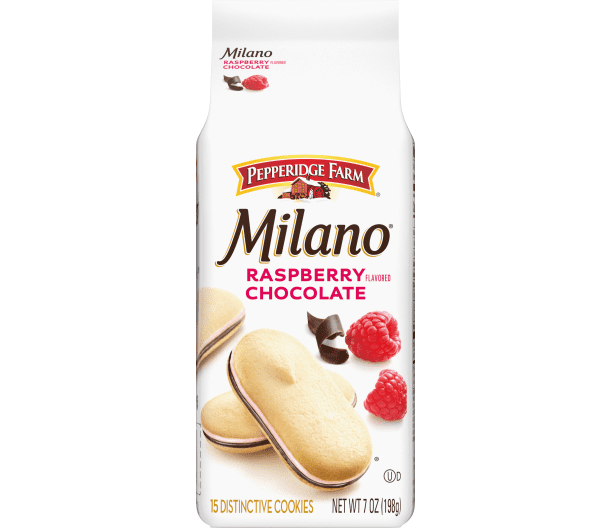 Pepperidge Farm Milano Cookies, Raspberry Chocolate, 3-Pack 7 Oz Bag ...