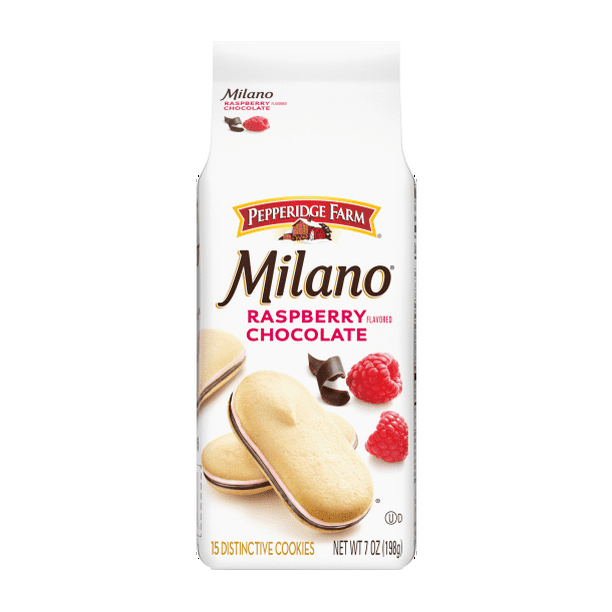 Pepperidge Farm Milano Cookies, Raspberry Chocolate, 3-Pack 7 Oz Bag ...