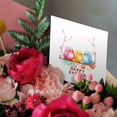 3drose, Three Colorful Birds, Eggs, Blooming Plants Nice Happy Easter ...