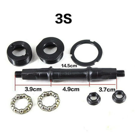 Bike Bicycle BOTTOM BRACKET AXLE SET For 68mm BB Shell Multi-size ...