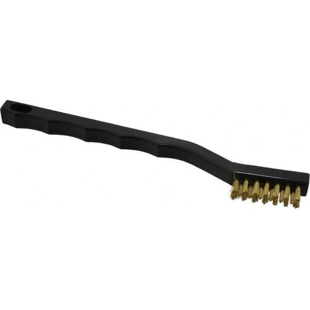Gordon Brush - 3 Rows x 7 Columns Brass Plater's Brush - 1/2" Brush ...