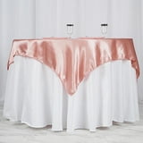 BalsaCircle 90" x 90" Mauve Square Satin Table Overlays Wedding Party ...