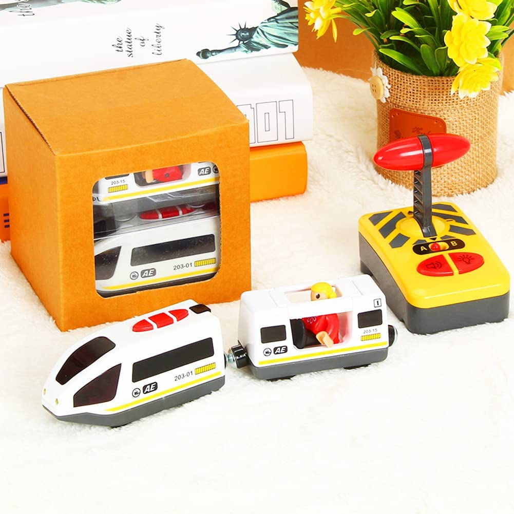 Buy Wooden Train Set Accessories Battery Operated Locomotive Train ...