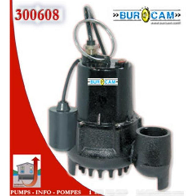 Bur-Cam Pumps 300608 .33 HP Sump Pump with Mechanical Switch - Walmart.ca