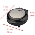 Dual-Sided Flip Electric Omelet Maker, Two 6.5 Inch Non-Stick Plates ...