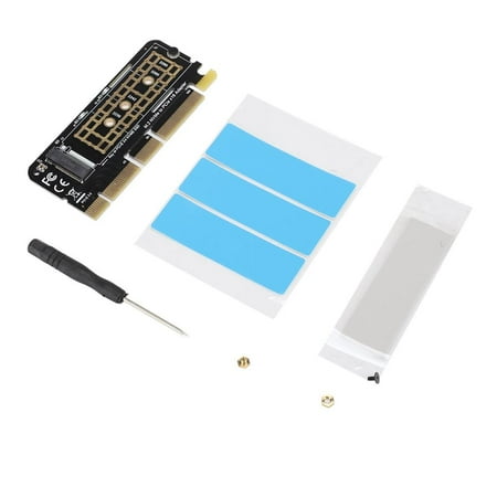 M.2 NGFF SSD to PCI-E 3.0 X16 Disk Adapter High Riser Card M.2 Speed ...