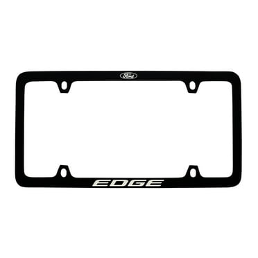 Ford F 150 Black Coated Zinc Metal Bottom Engraved License Plate Frame ...