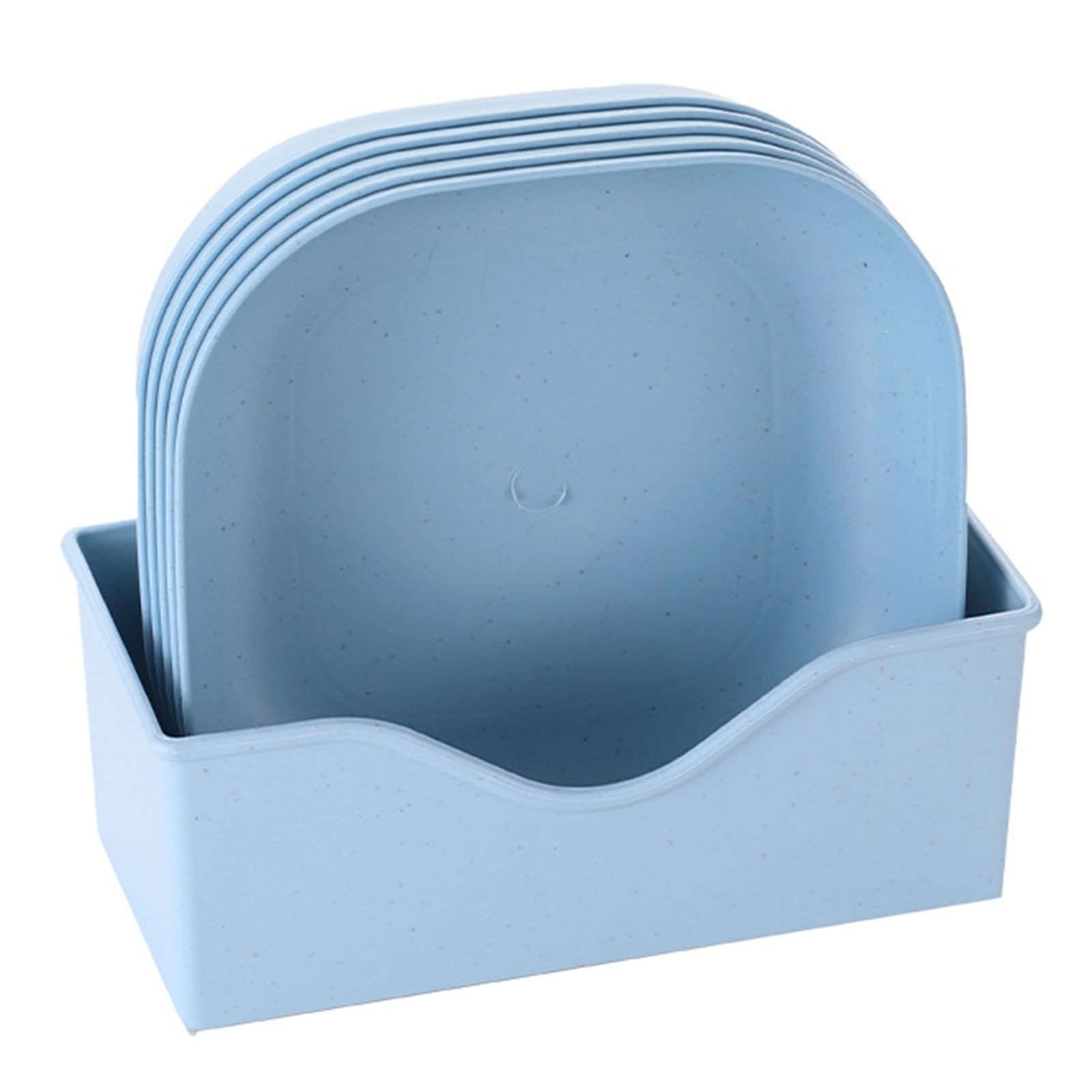 FaLX Stackable Spit Bone Dish Set - Burr-free, Raised Bottom, Pack Food ...