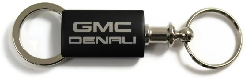 GMC Denali Black Anodized Aluminum Valet Key Chain - Walmart.com